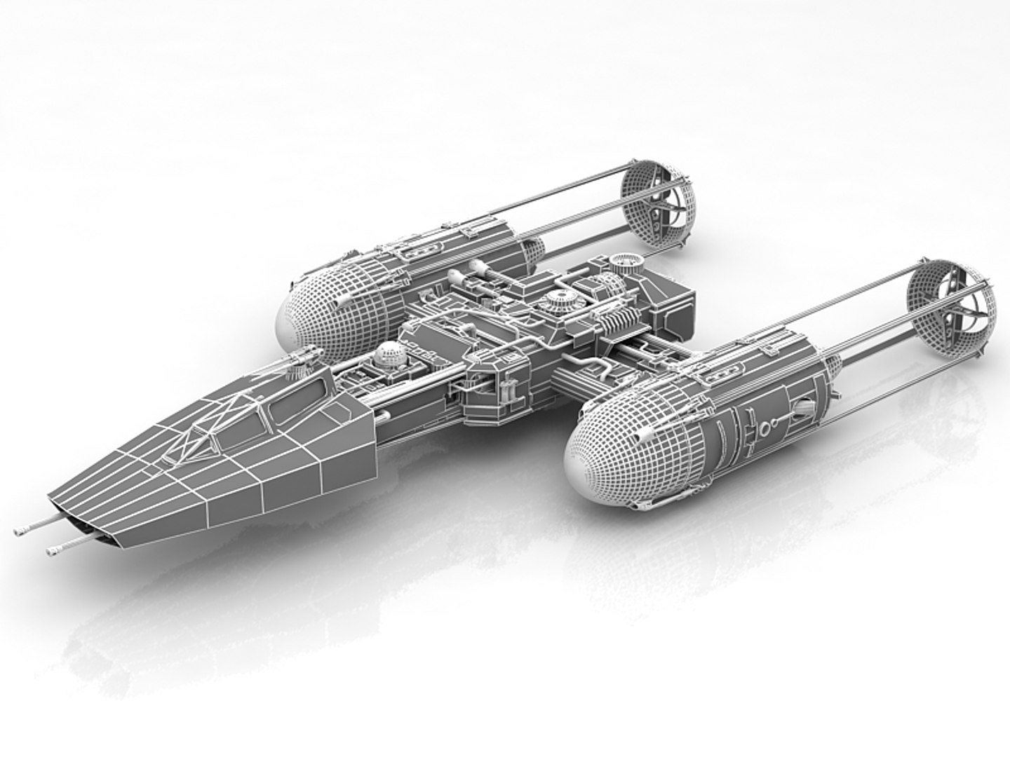 3D Star Wars Y Wing - TurboSquid 1627830
