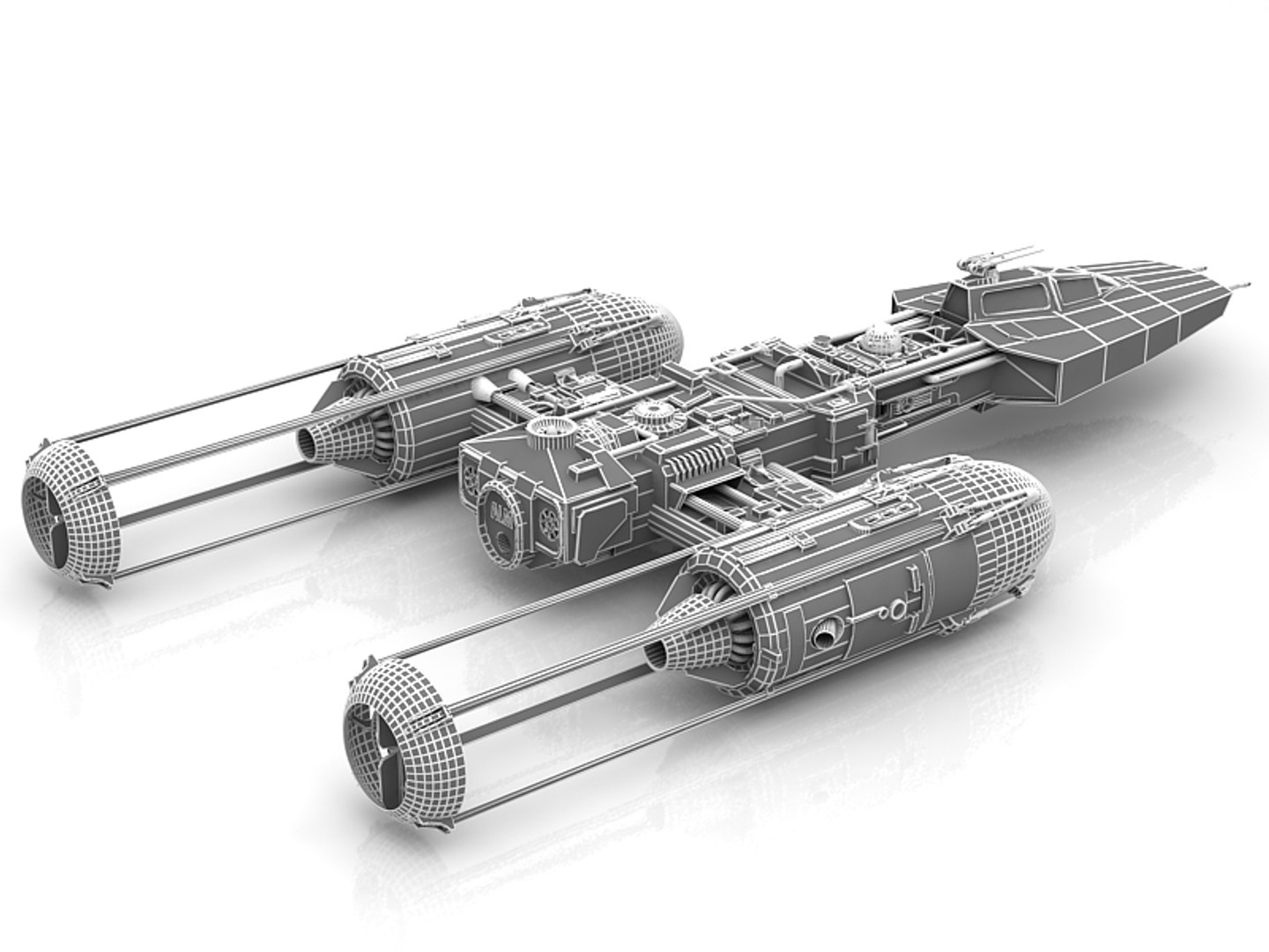 3D Star Wars Y Wing - TurboSquid 1627830