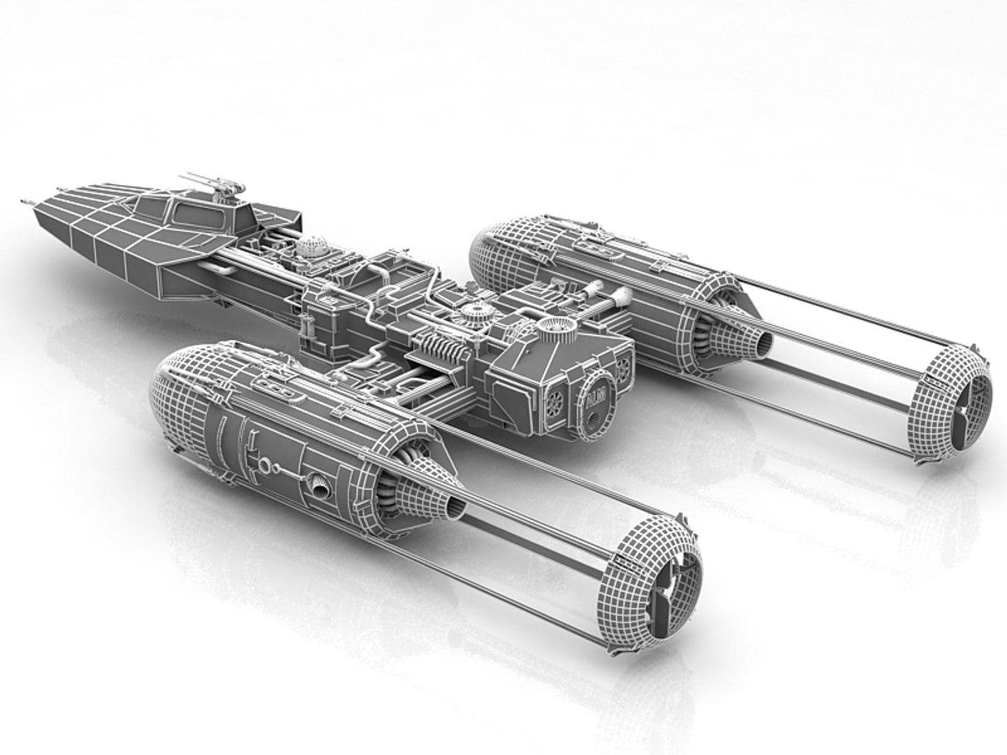 3D Star Wars Y Wing - TurboSquid 1627830