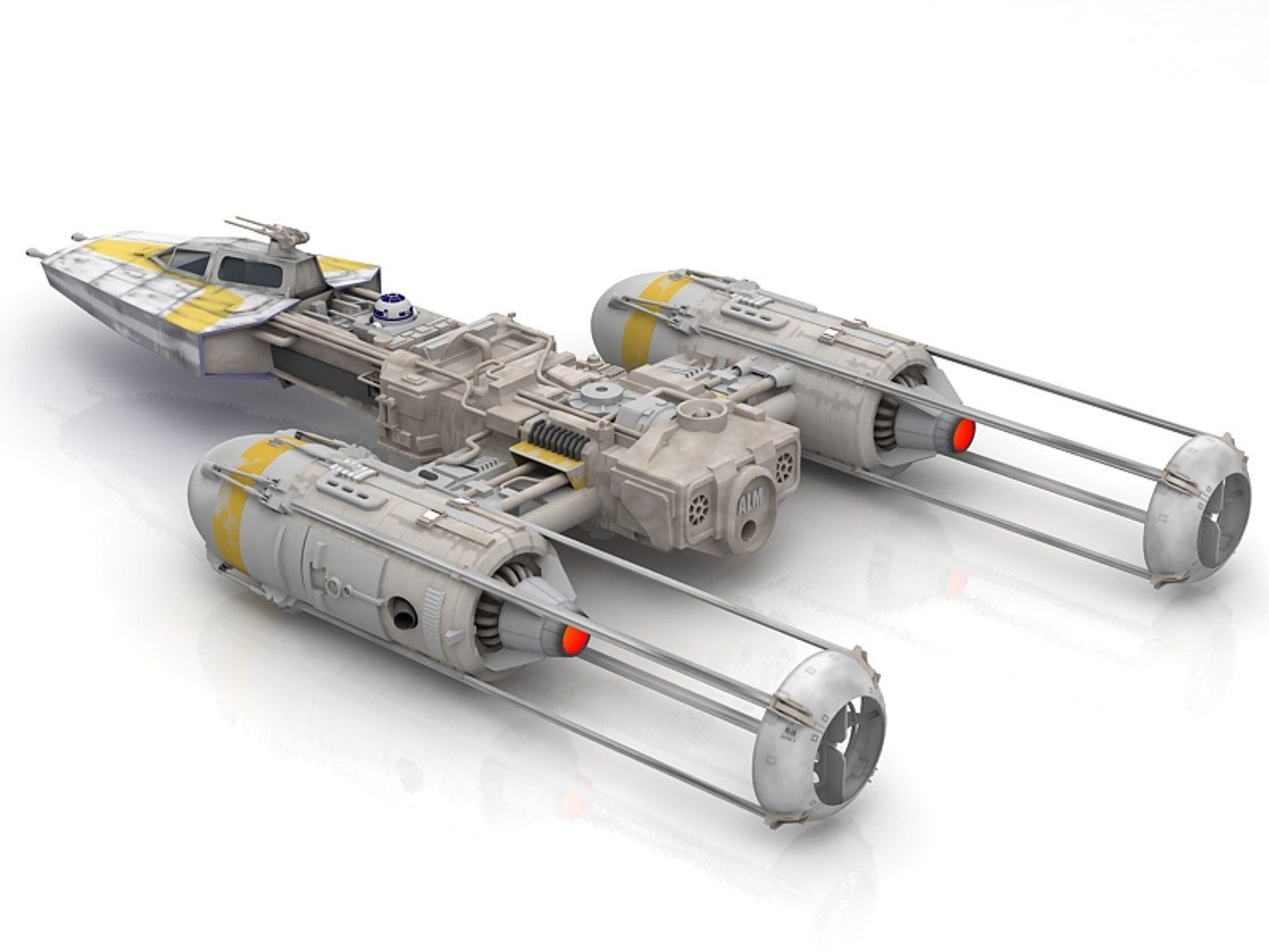 3D Star Wars Y Wing - TurboSquid 1627830