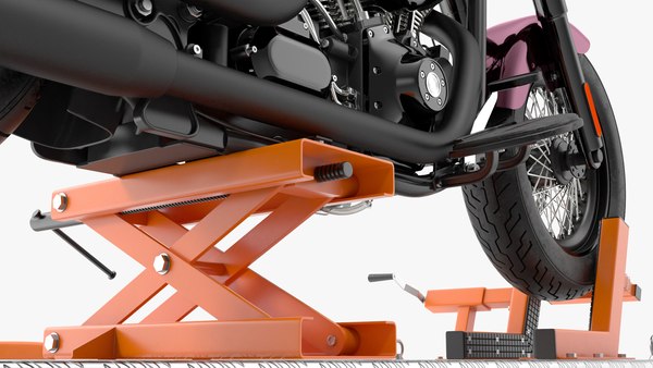 Portable Lift Kit with Motorcycle model - TurboSquid 1726439