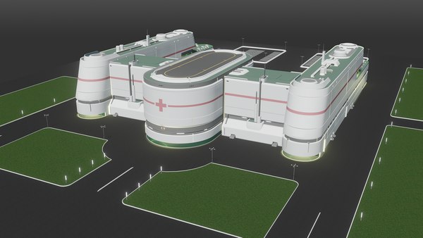 Civic Building Medical Blender Models for Download | TurboSquid