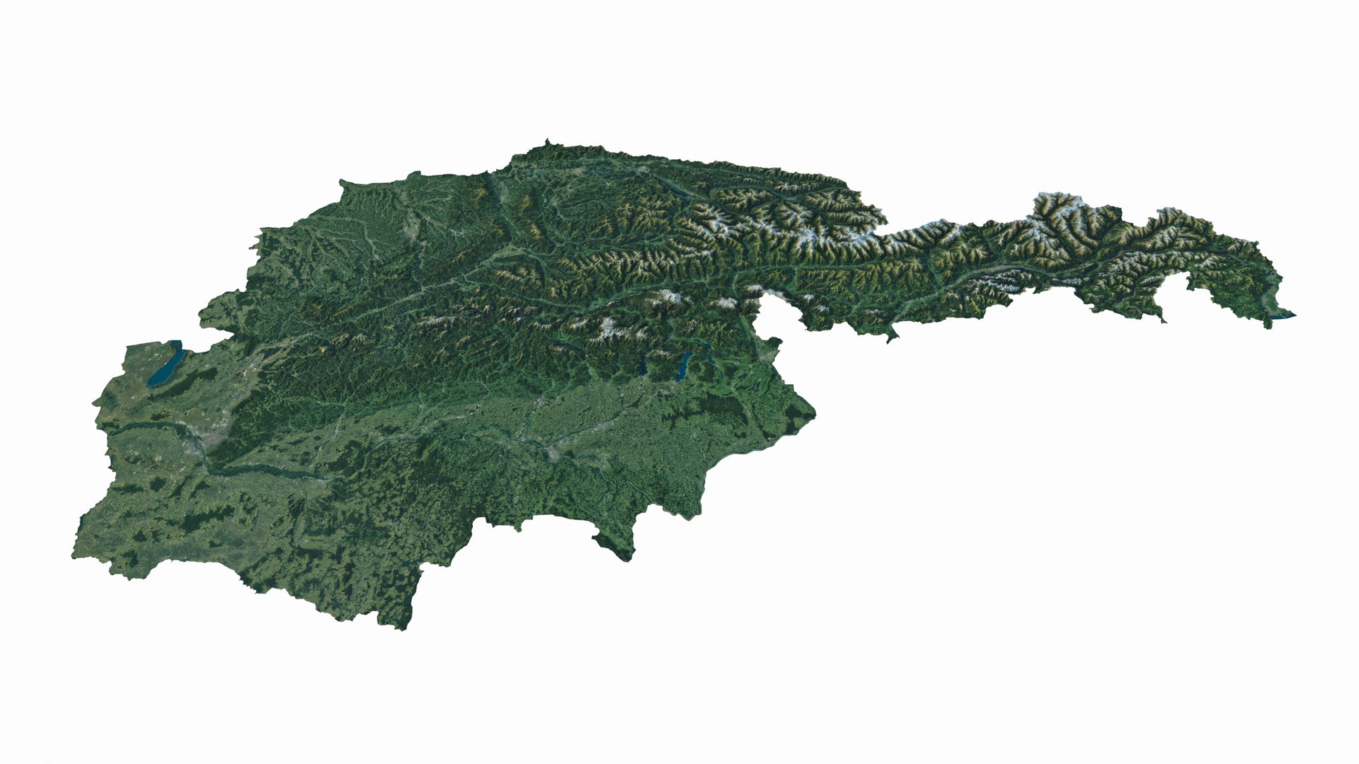 Austria Map High Precision 3D Model - TurboSquid 2186883