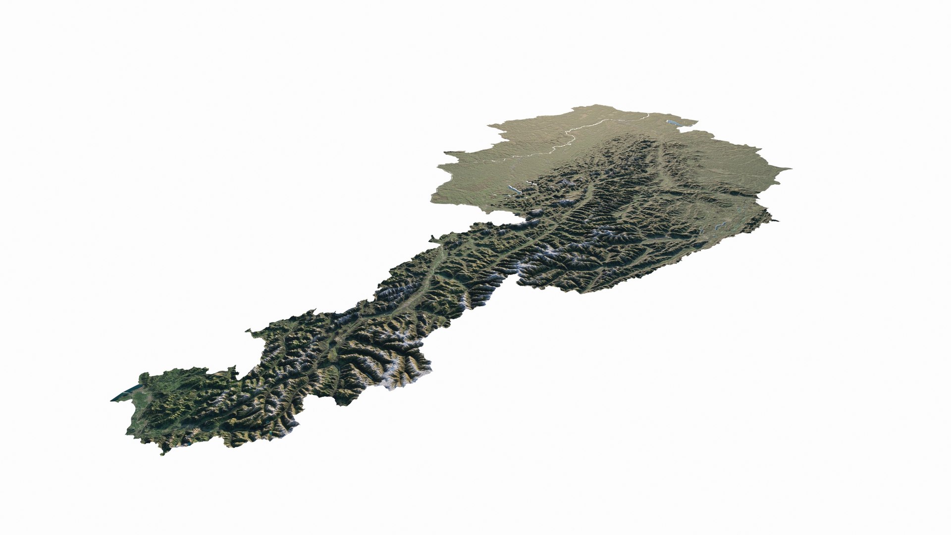 Austria Map High Precision 3D Model - TurboSquid 2186883