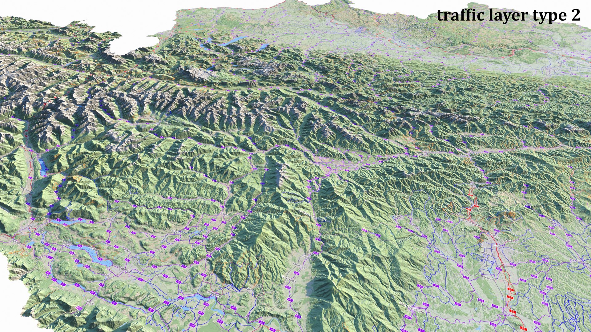 Austria Map High Precision 3D Model - TurboSquid 2186883