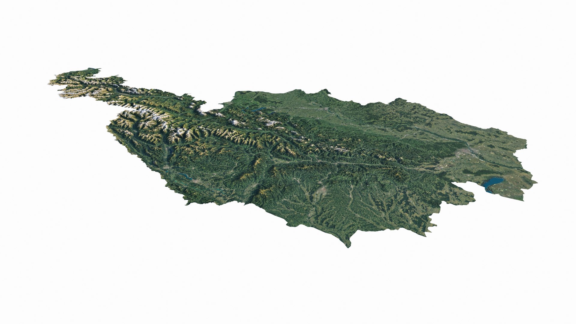 Austria Map High Precision 3D Model - TurboSquid 2186883