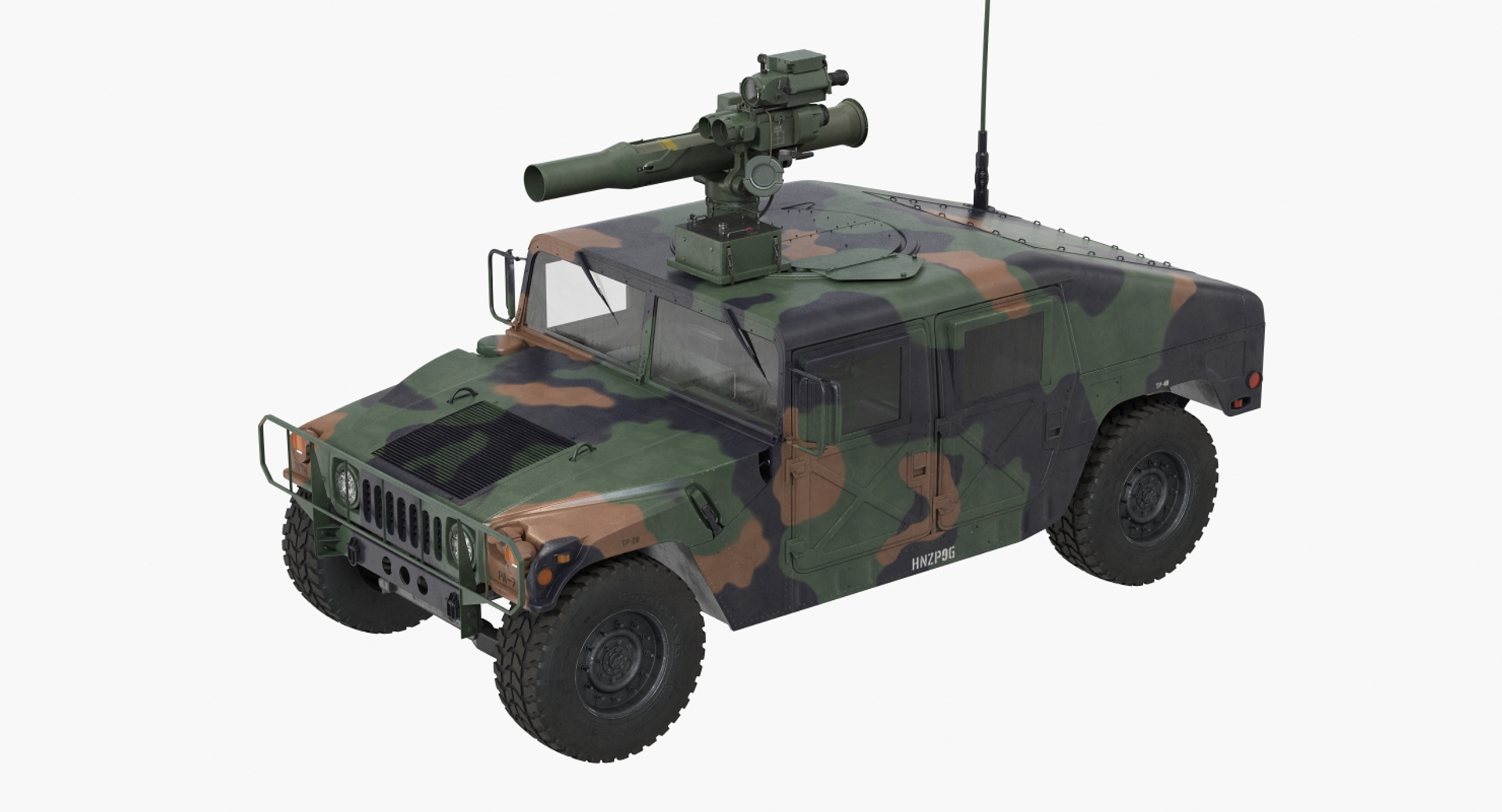3d Model Hmmwv Tow Missile Carrier
