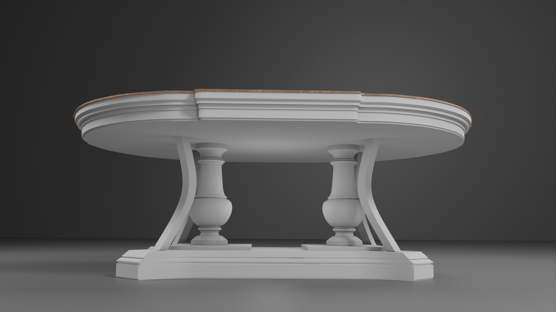 Rustic Dining Table 3D Model - TurboSquid 2166621