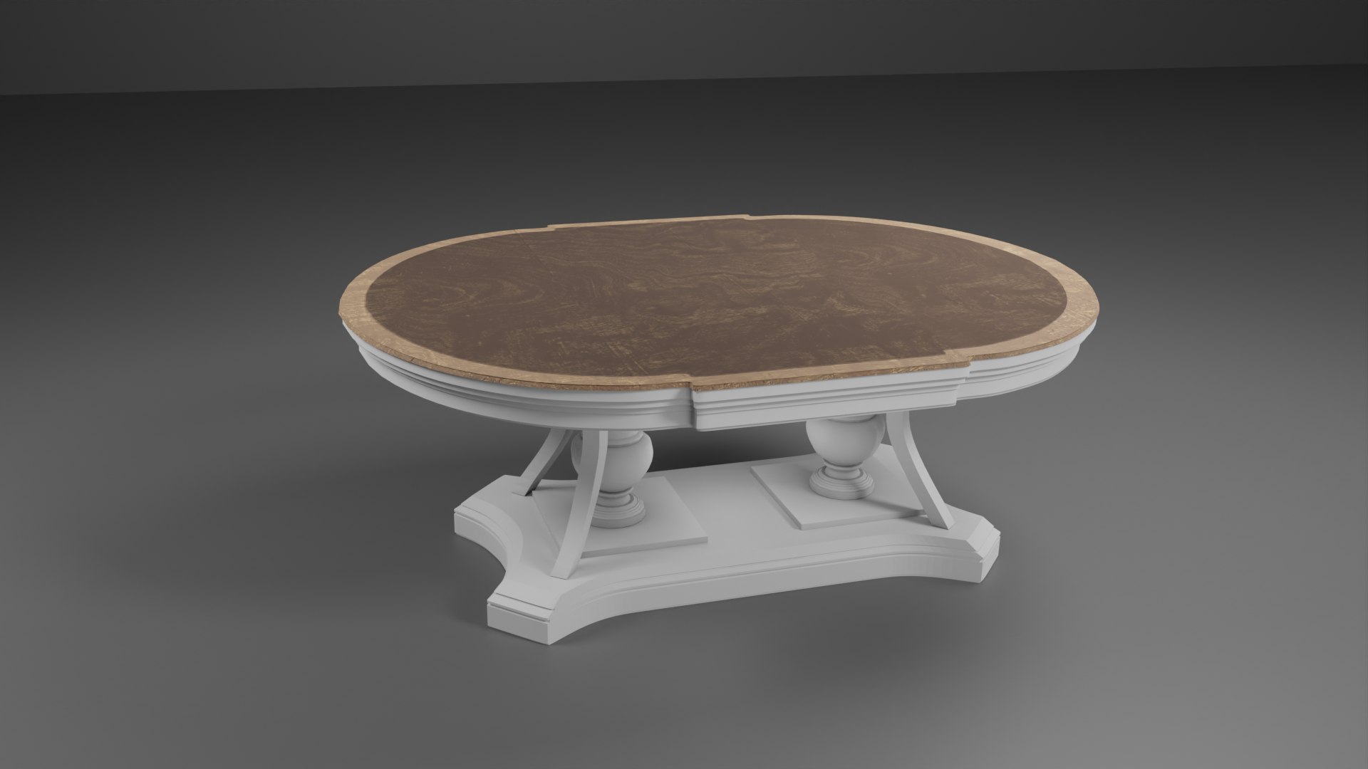 Rustic Dining Table 3D Model - TurboSquid 2166621
