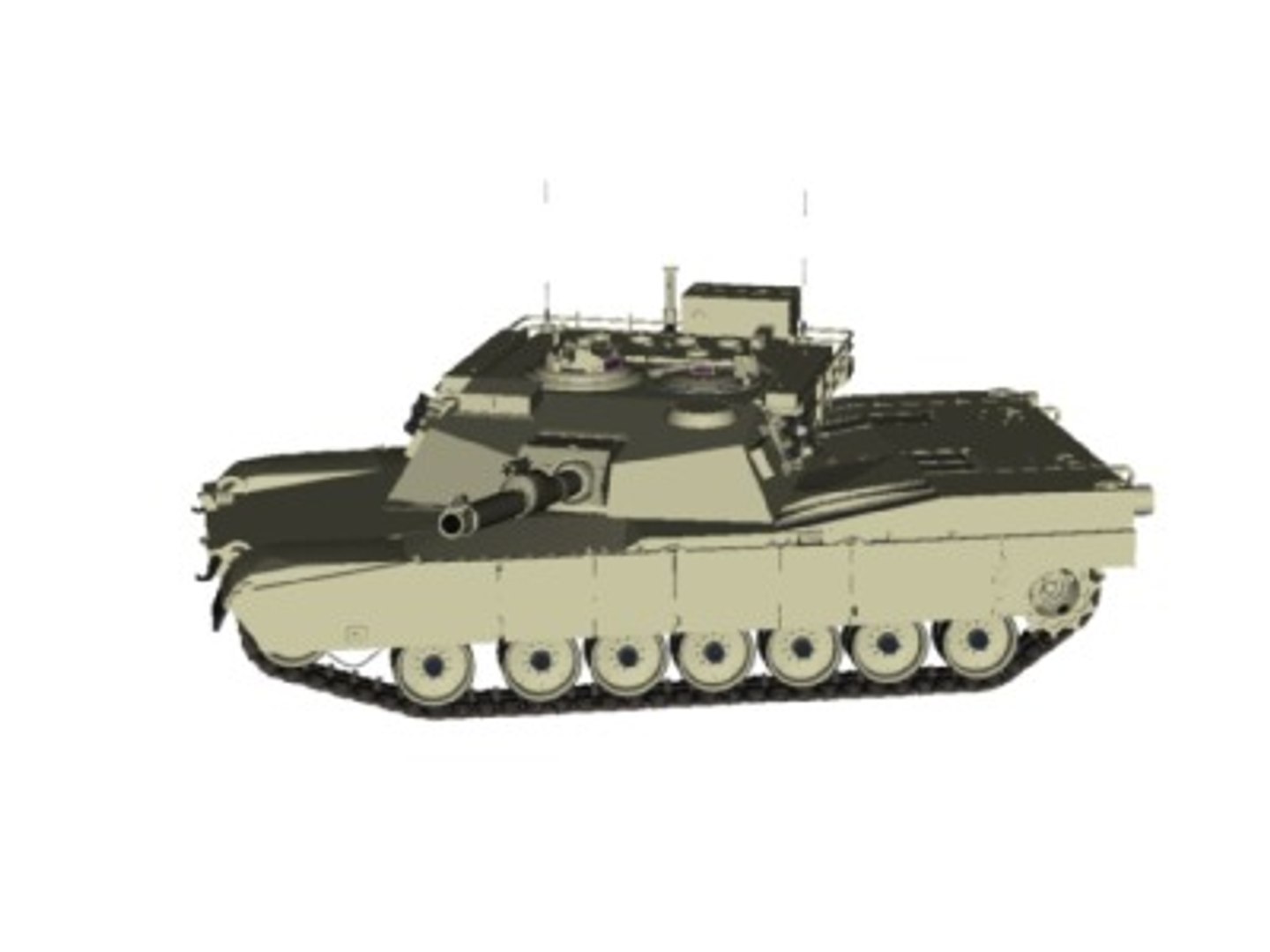 3d Abrams Tank