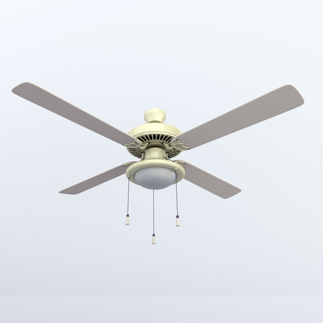 ceiling fan lighting 3d model
