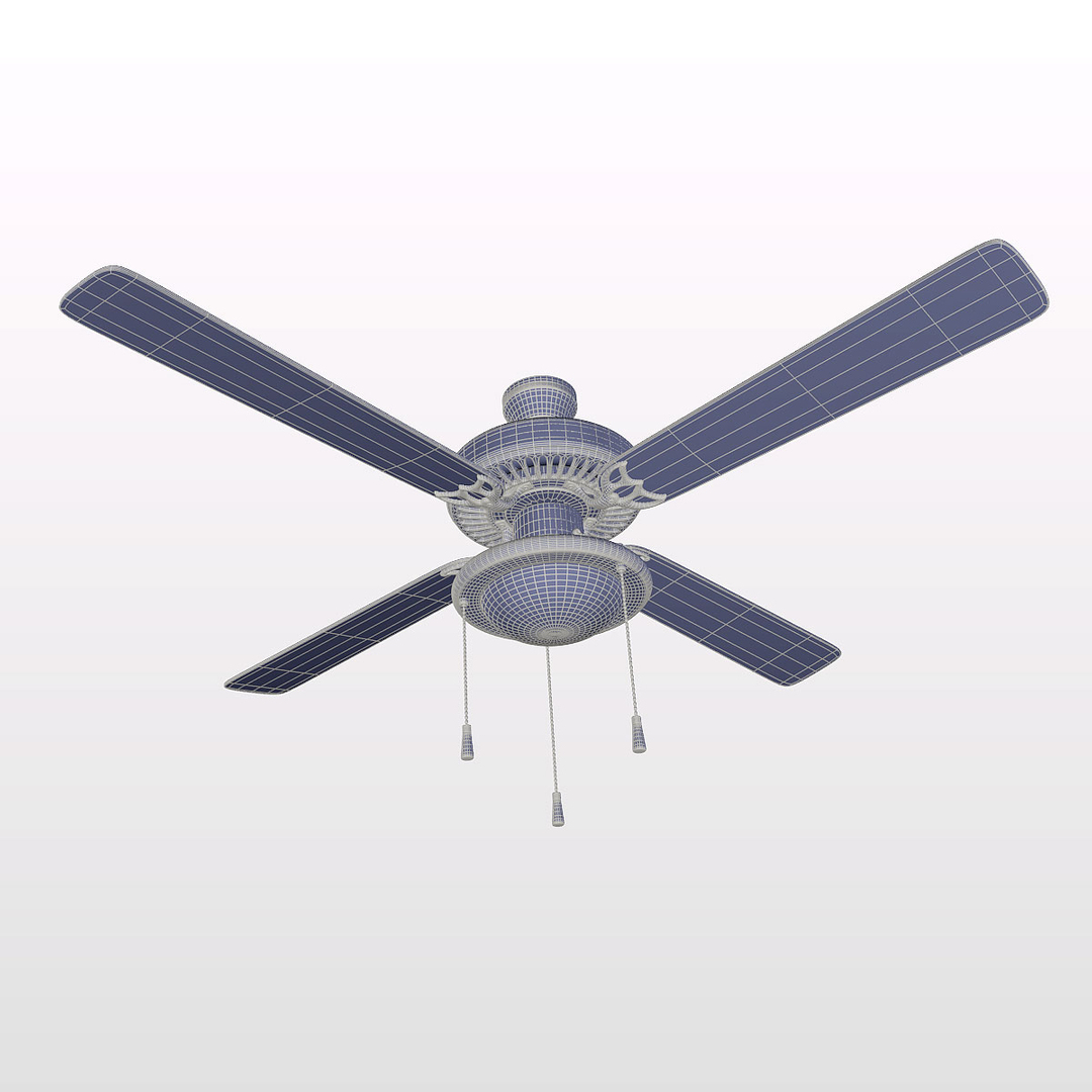 ceiling fan lighting 3d model