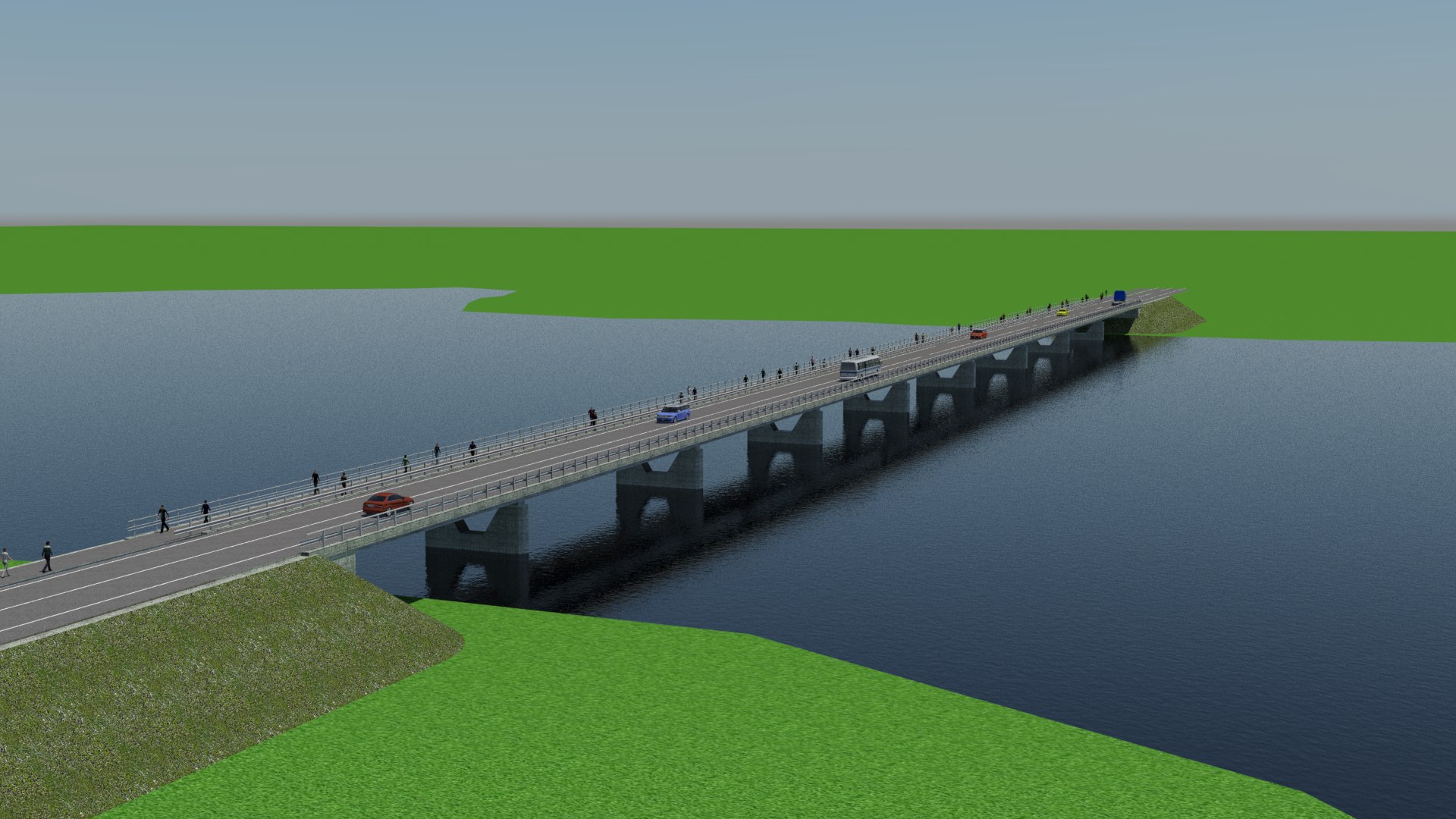 300m Bridge 3D Model - TurboSquid 1152221
