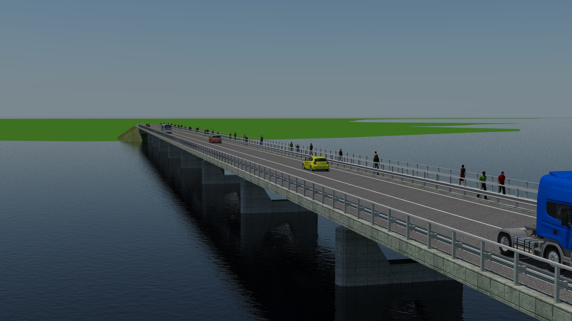 300m Bridge 3D Model - TurboSquid 1152221