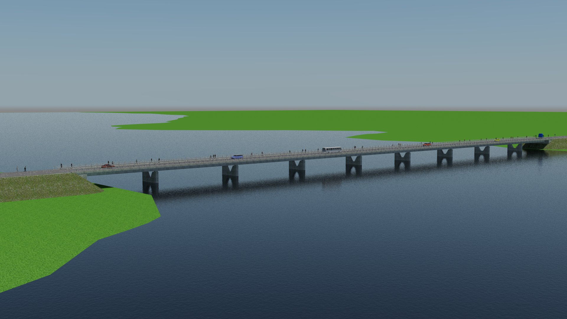 300m Bridge 3D Model - TurboSquid 1152221