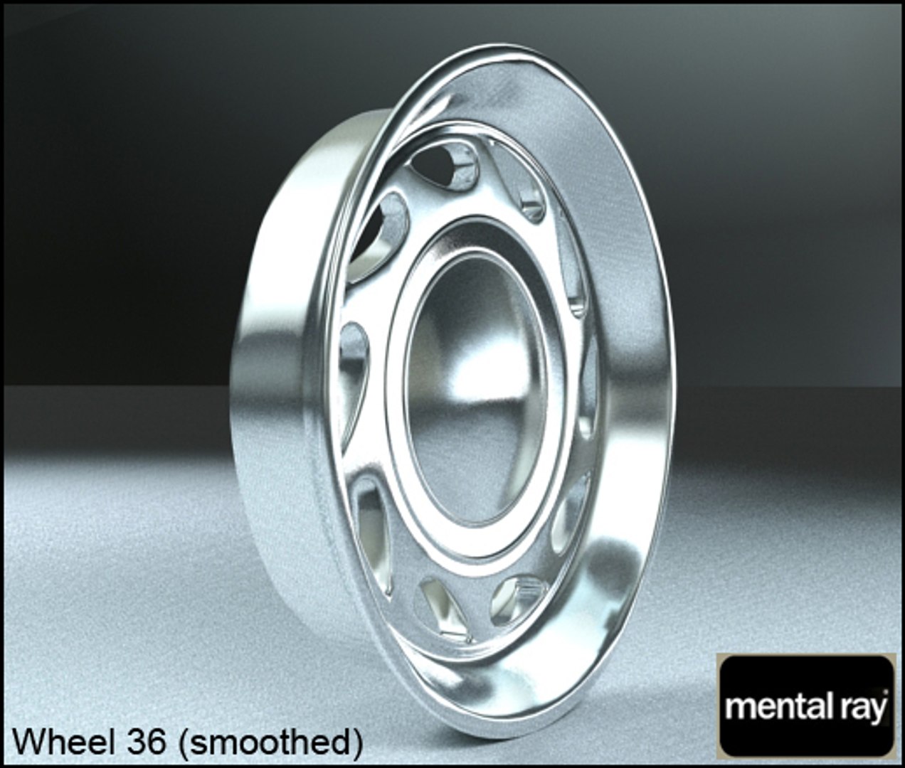 Wheel 36 3d Model