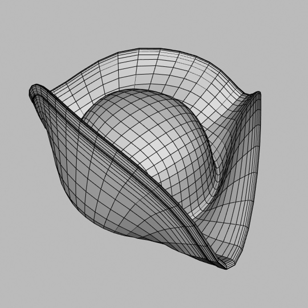 Tricorne Hat 3d 3ds