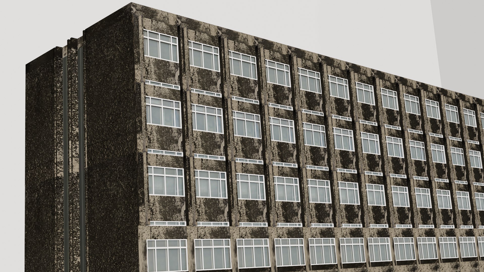 3D Soviet-style Industrial Building Model - TurboSquid 1644457