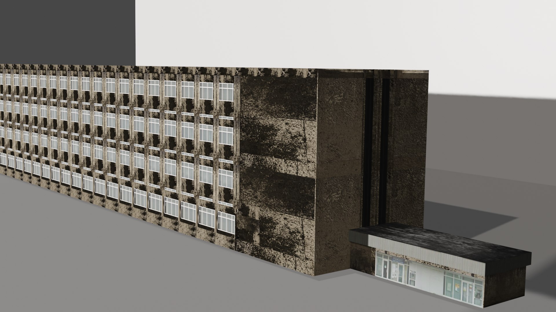 3D Soviet-style Industrial Building Model - TurboSquid 1644457