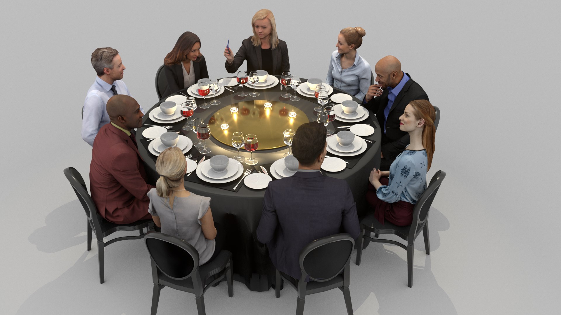 3D Table Set Up Model - TurboSquid 1898547