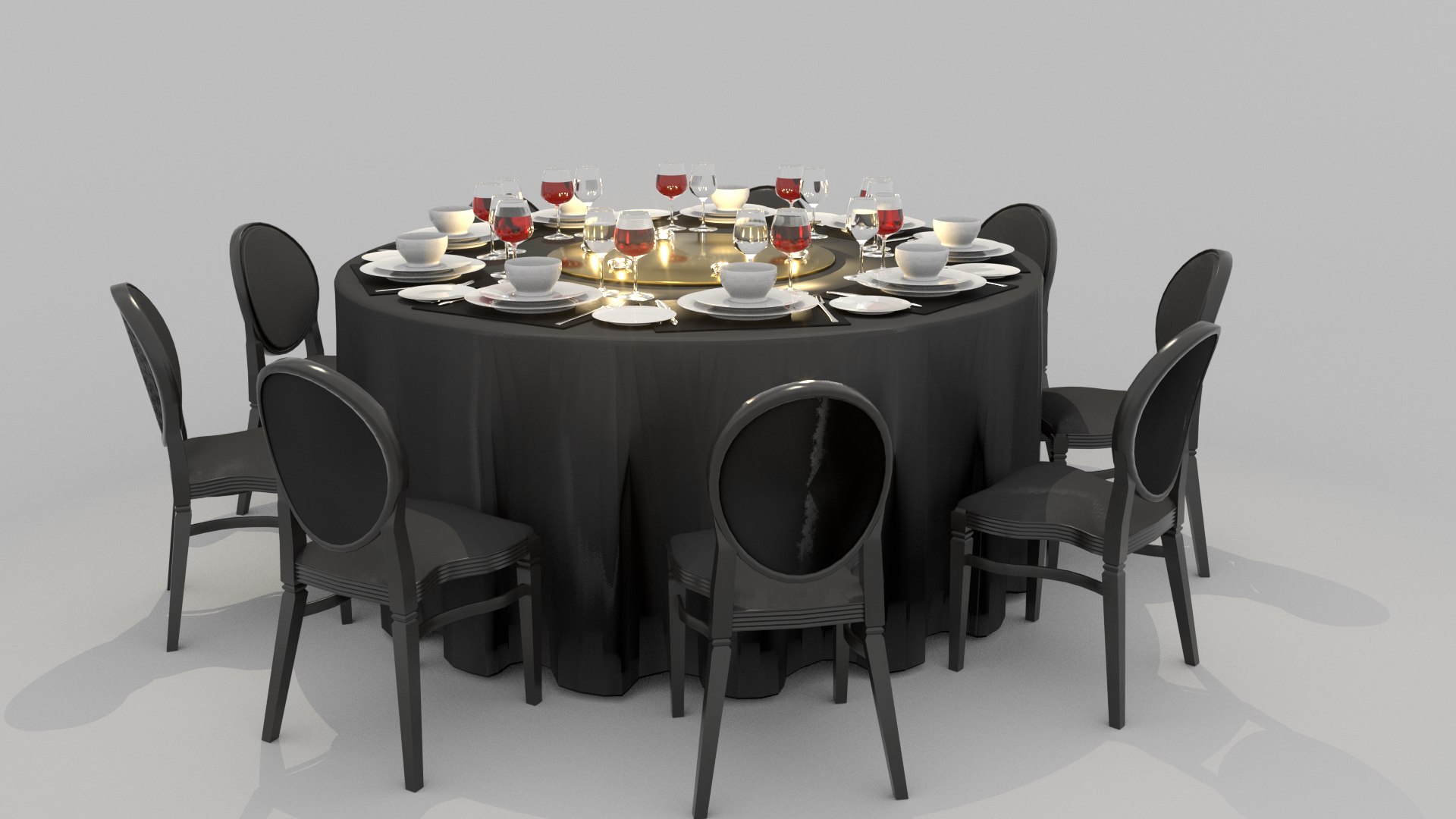 3D Table Set Up Model - TurboSquid 1898547