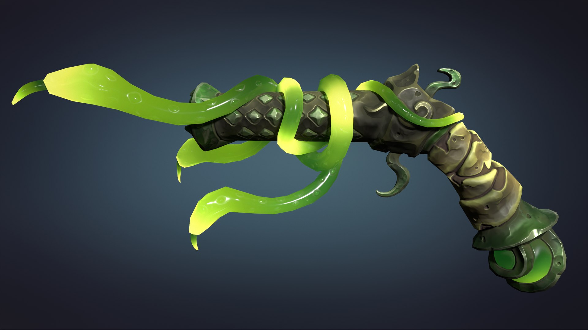Snake pistol 3D model - TurboSquid 2099728