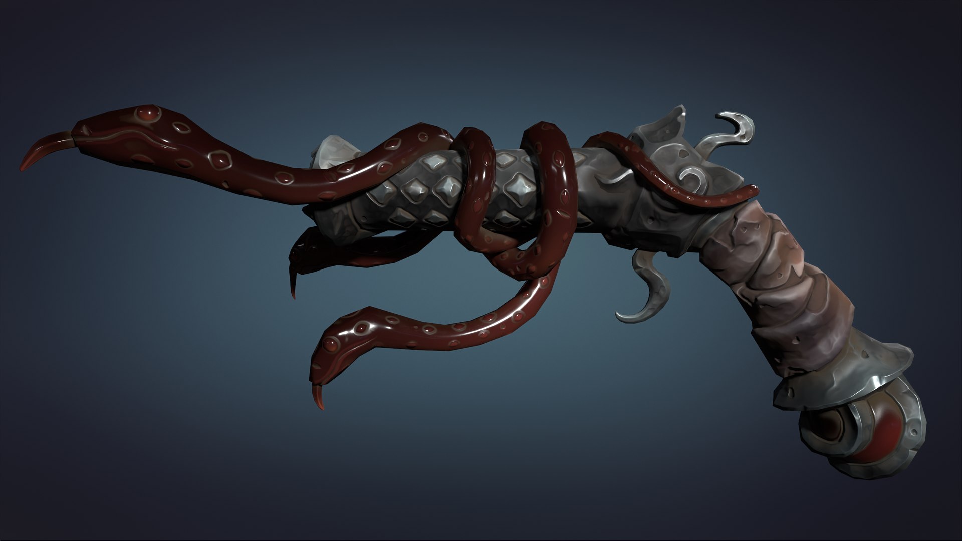 Snake pistol 3D model - TurboSquid 2099728