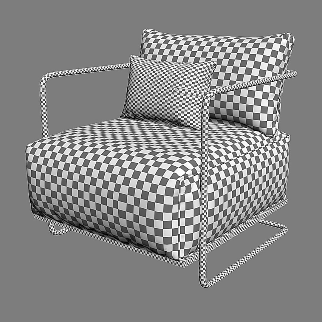 3D colin chair set model - TurboSquid 1374265