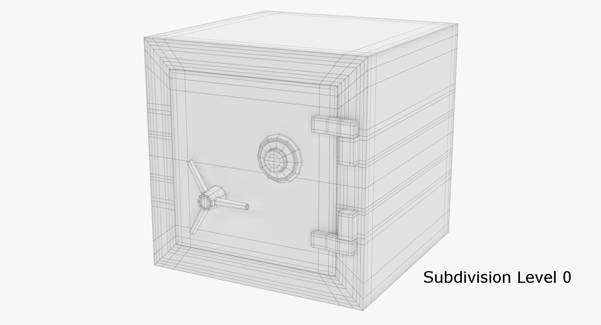 3d Safes Lock Model