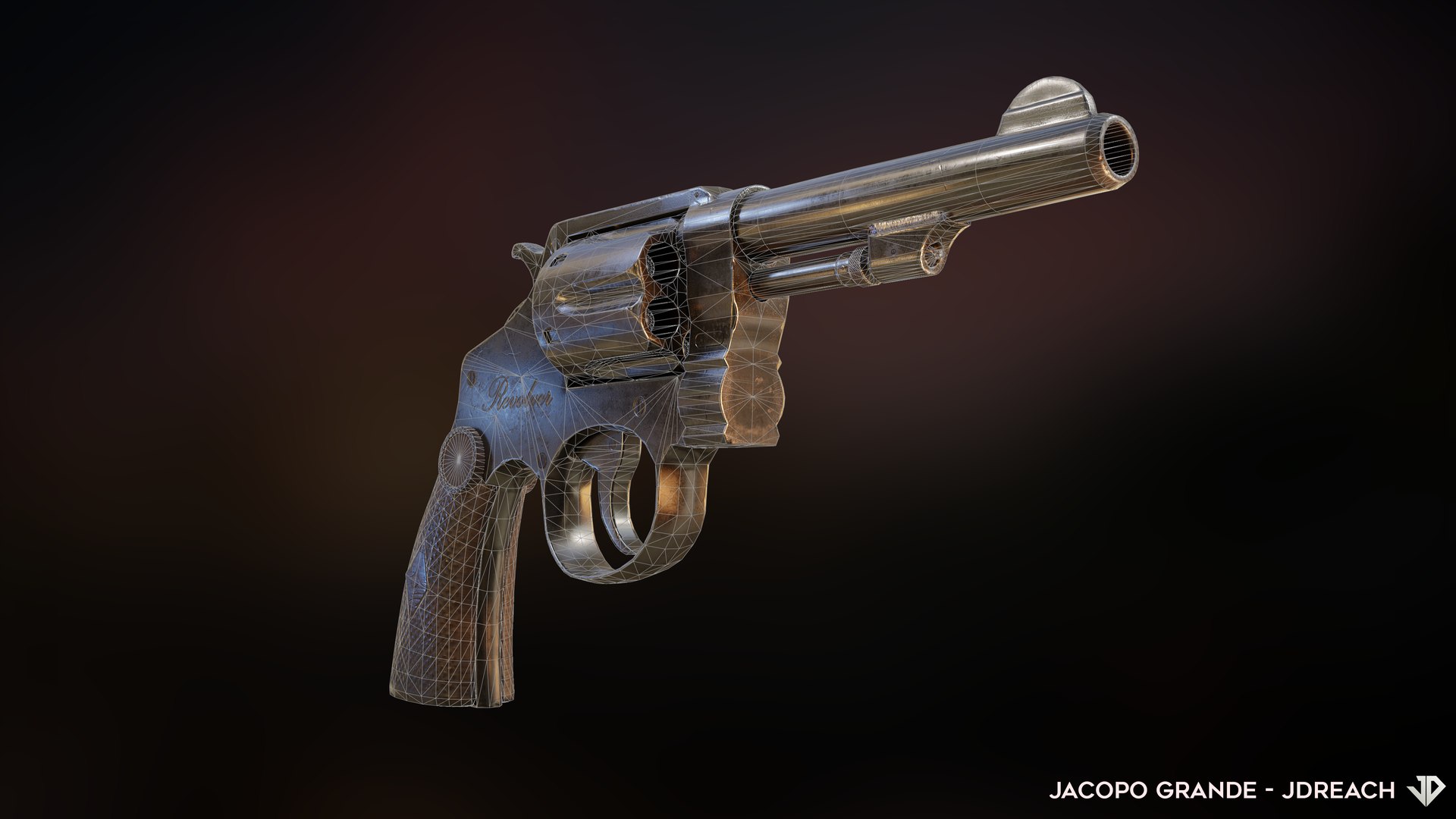 3D Game Ready Revolver Model - TurboSquid 1759429