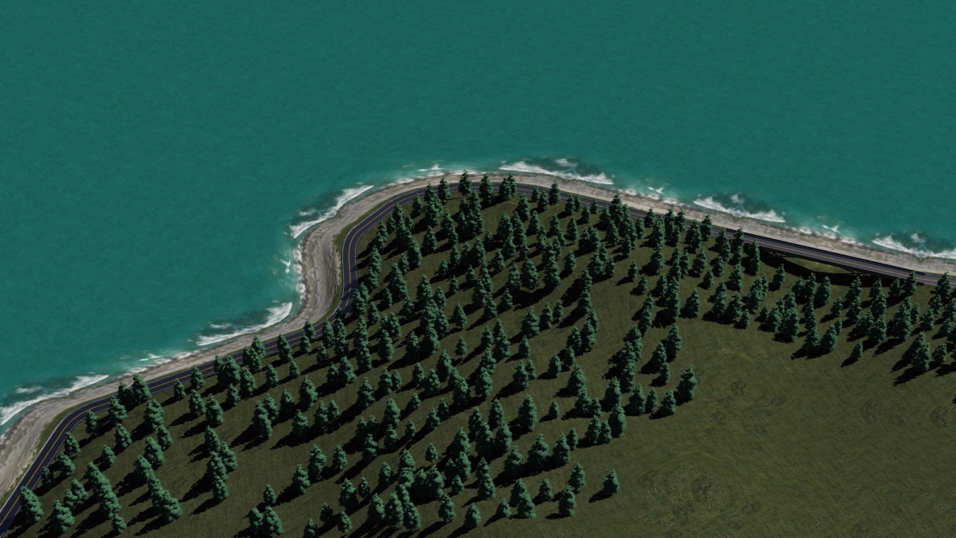 Coast Road Version 2 3d Model