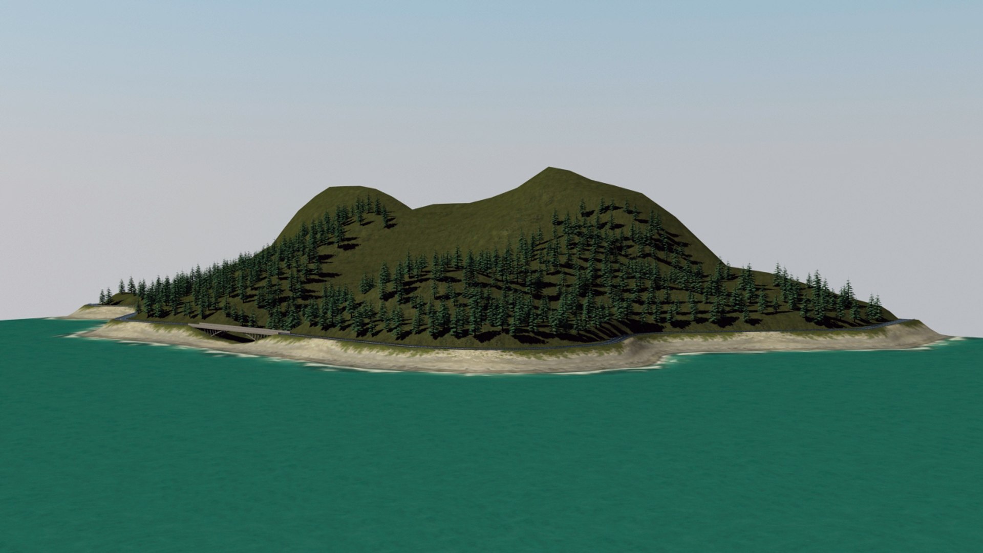 Coast Road Version 2 3d Model