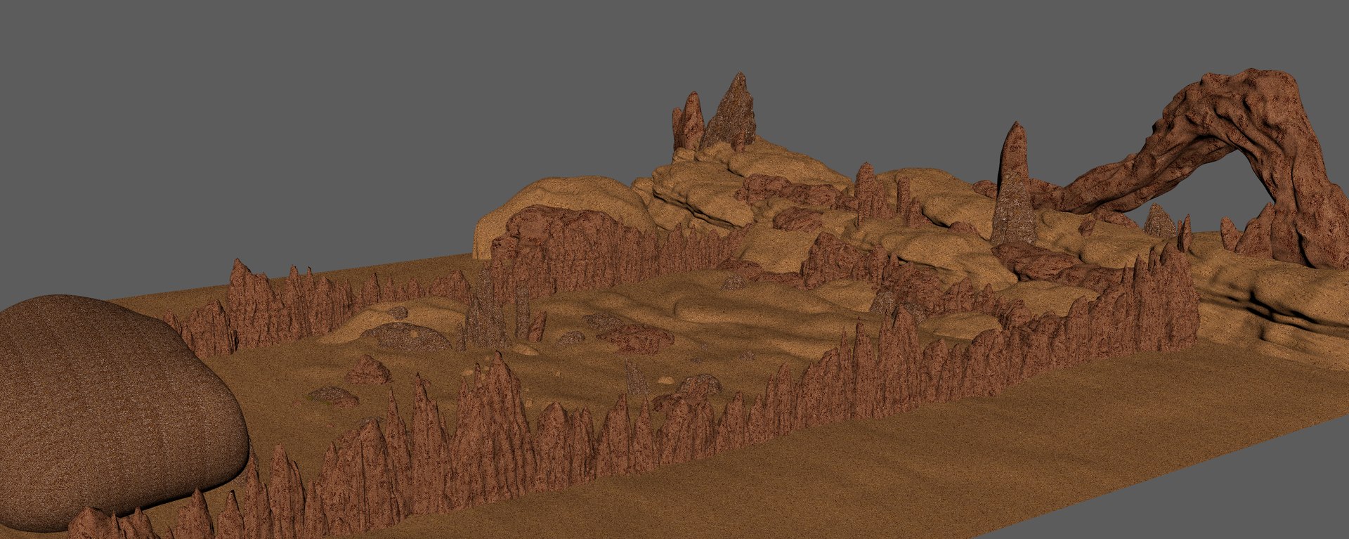 3D Landscape Rock Cave Model - TurboSquid 1244439