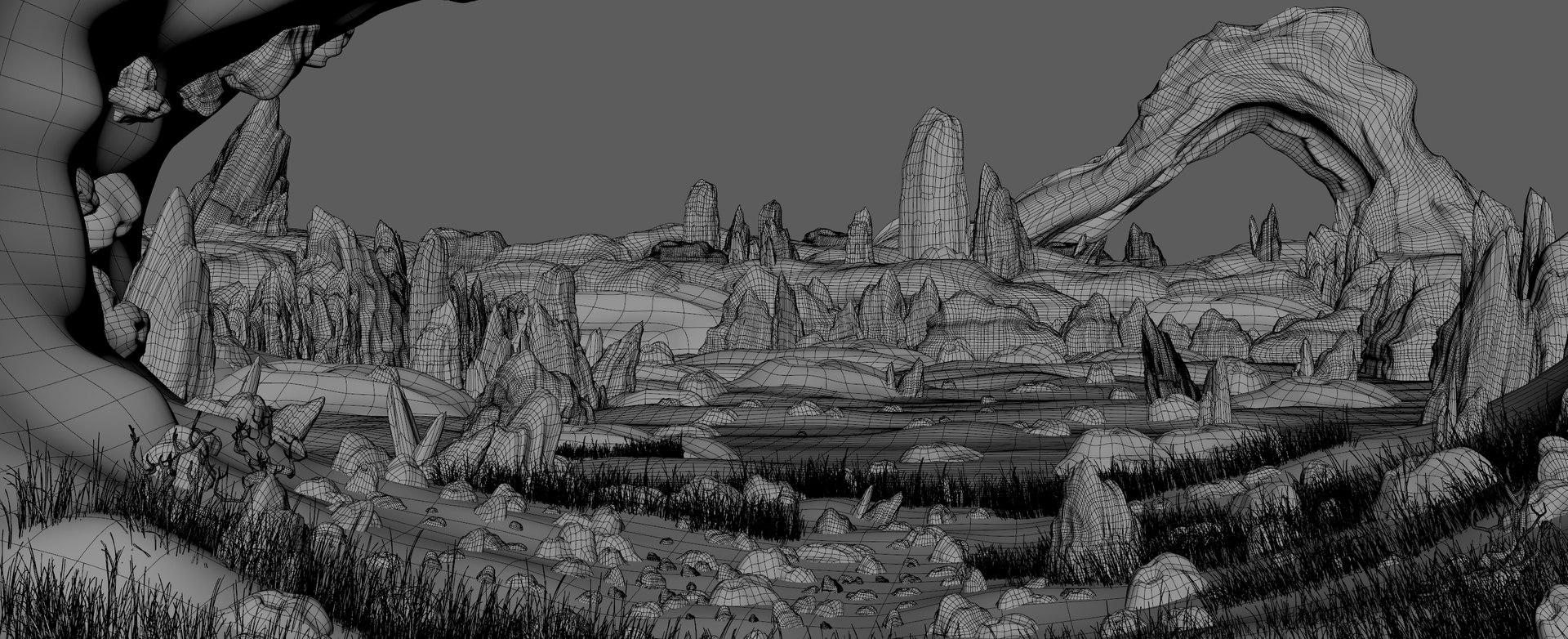 3D Landscape Rock Cave Model - TurboSquid 1244439