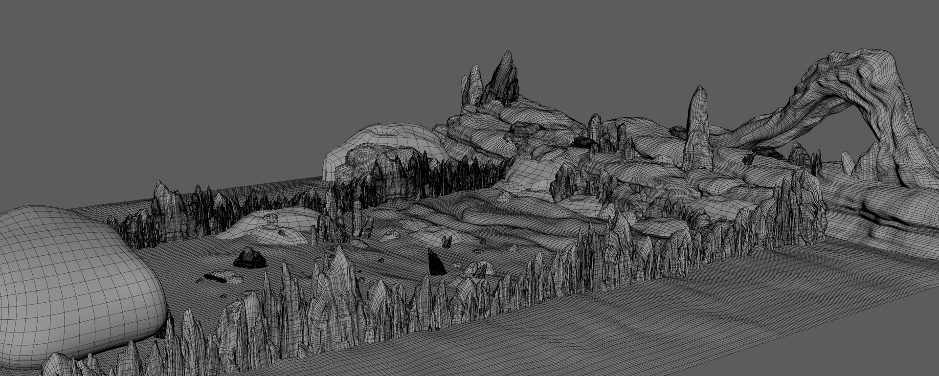 3D Landscape Rock Cave Model - TurboSquid 1244439