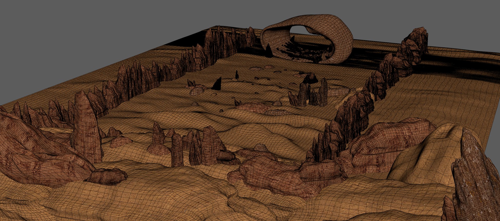 3D Landscape Rock Cave Model - TurboSquid 1244439