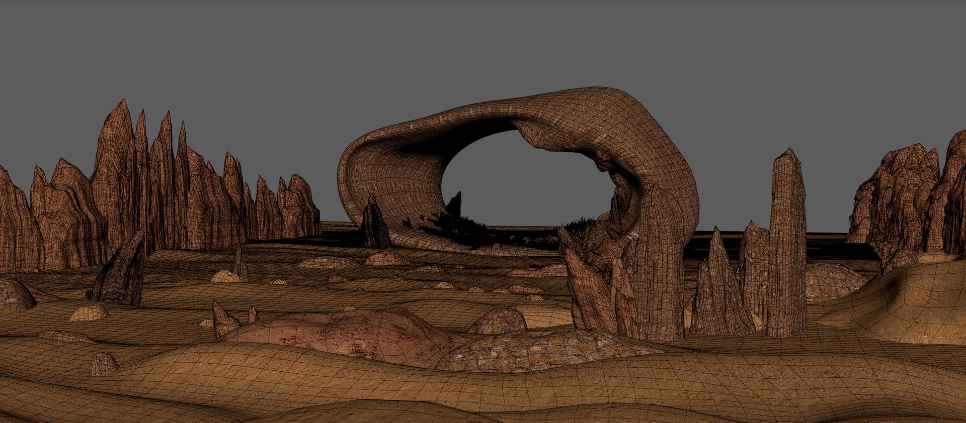 3D Landscape Rock Cave Model - TurboSquid 1244439