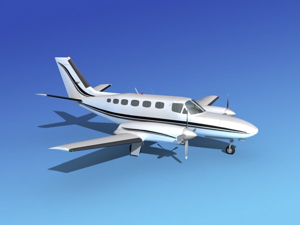 propellers cessna 441 conquest 3d model