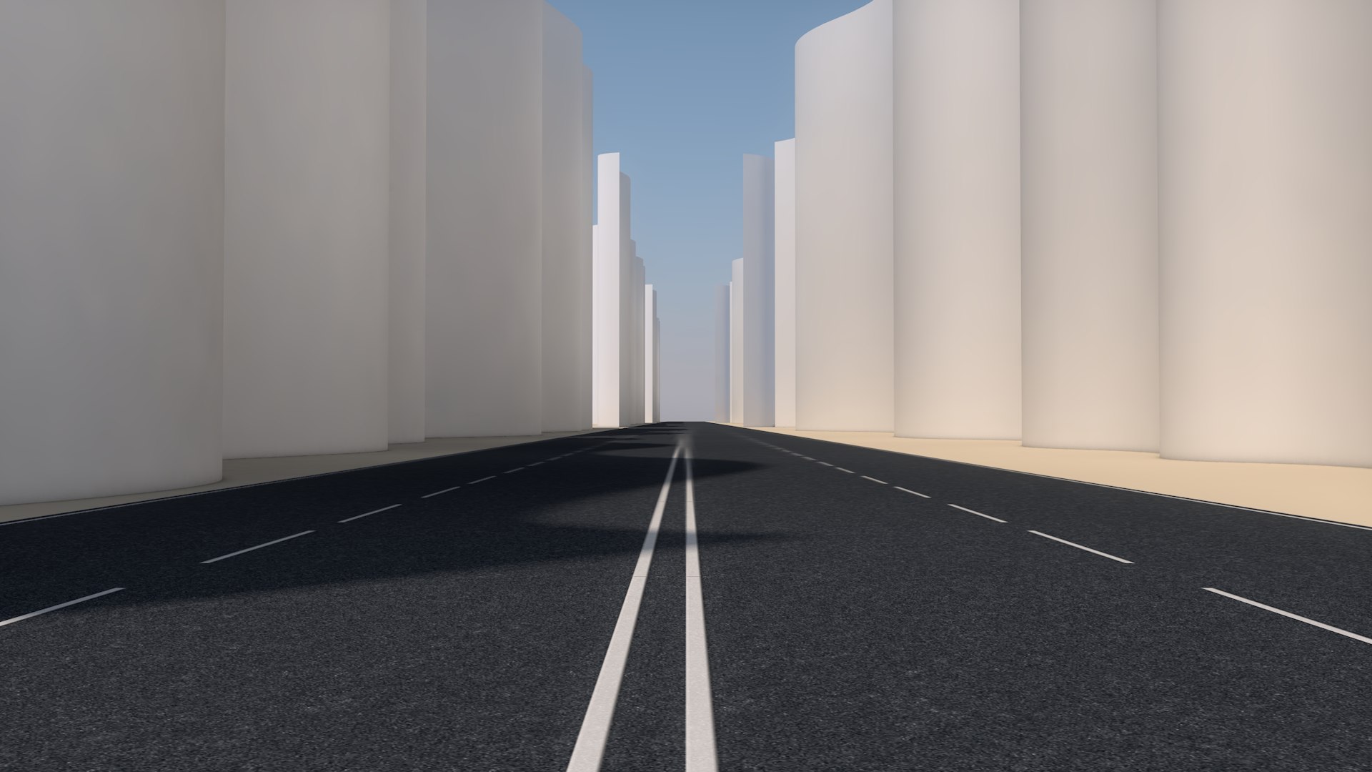 3D Futuristic Highway - TurboSquid 1948900