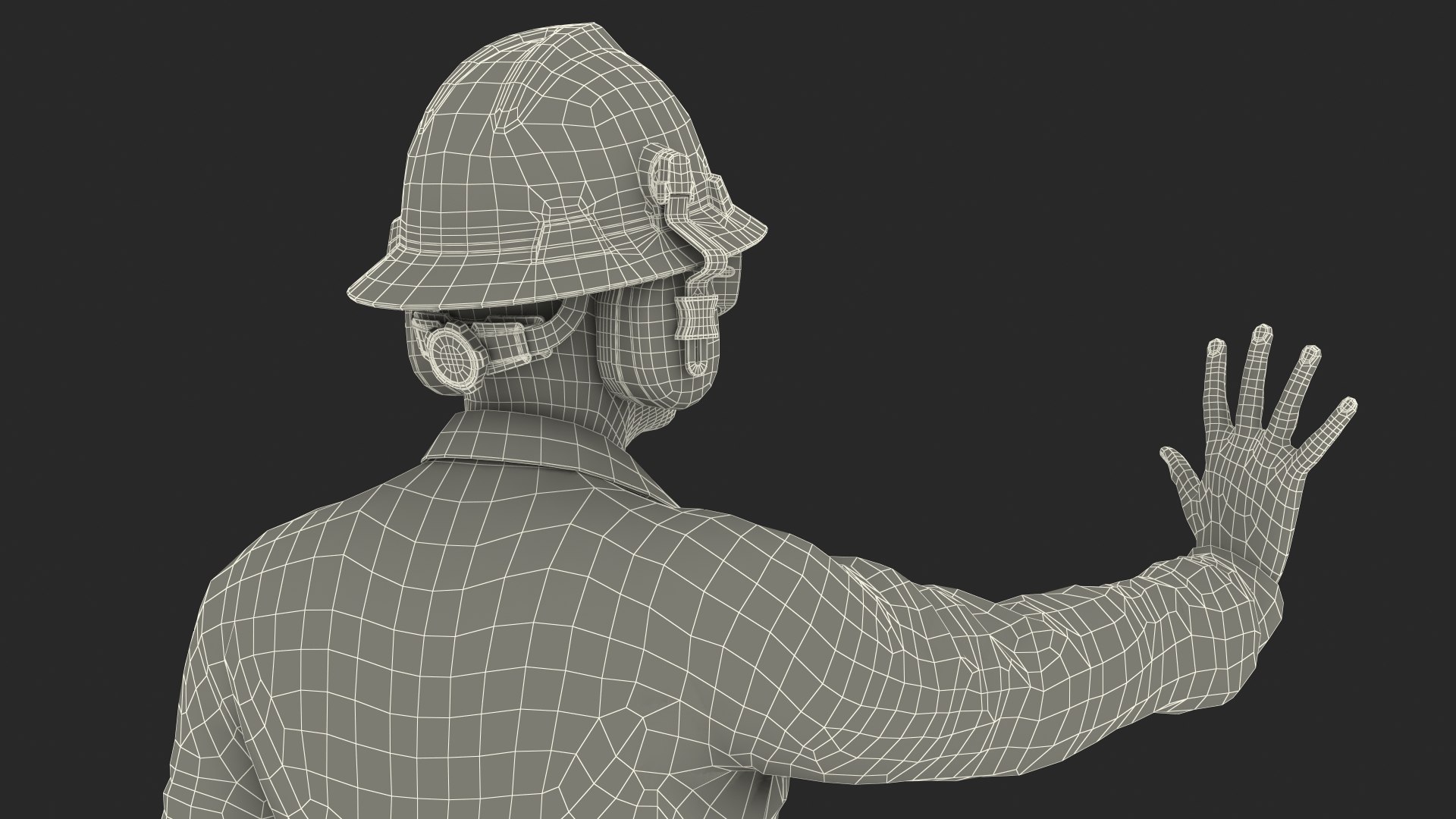 3D Gas Worker Fully Equipped Standing Pose Model - TurboSquid 1784780