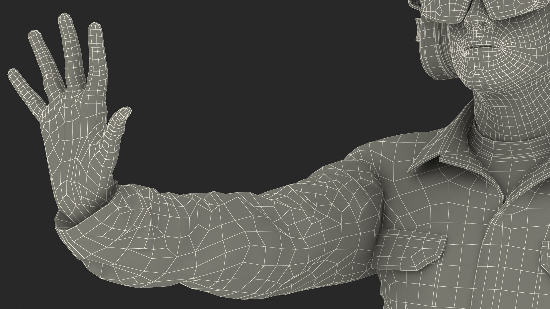 3D Gas Worker Fully Equipped Standing Pose Model - TurboSquid 1784780