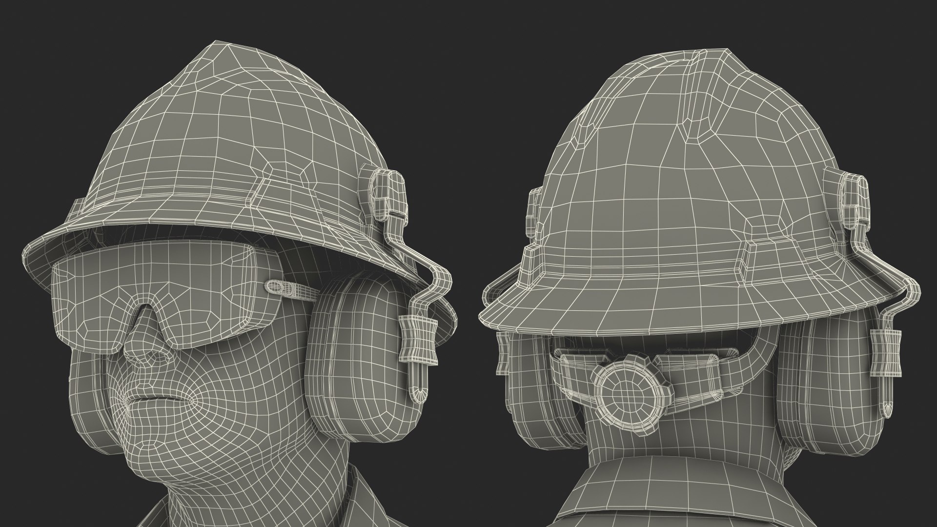 3D Gas Worker Fully Equipped Standing Pose Model - TurboSquid 1784780