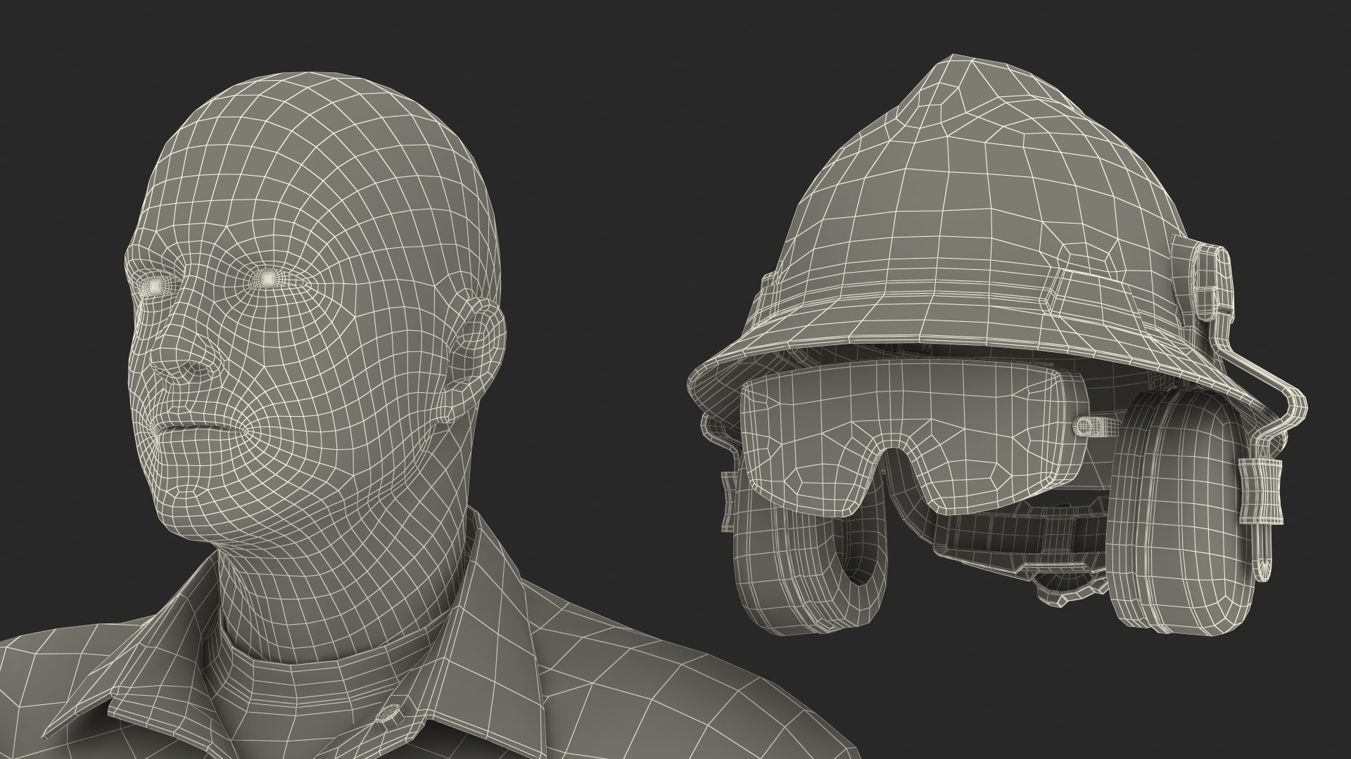 3D Gas Worker Fully Equipped Standing Pose Model - TurboSquid 1784780