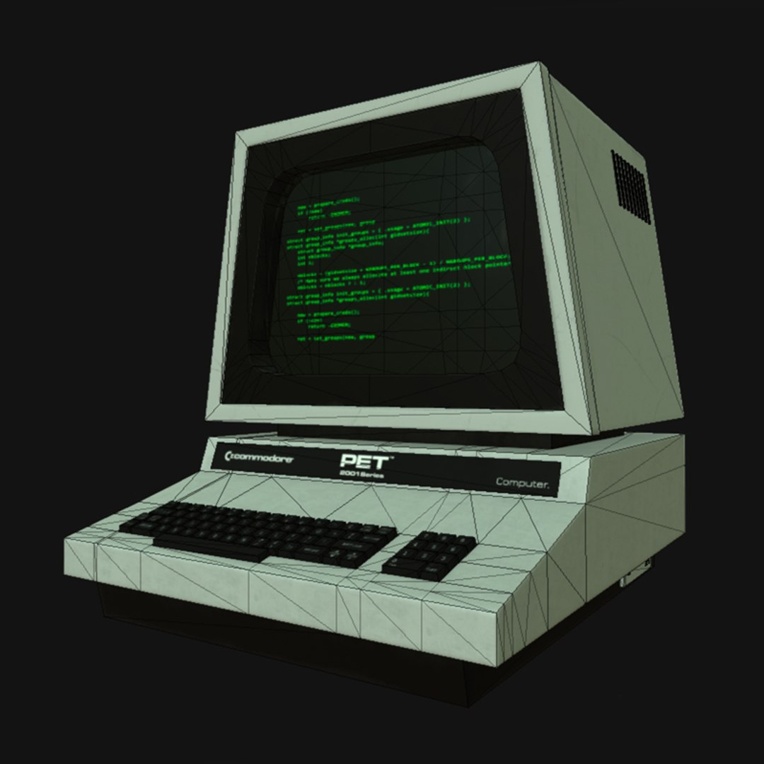 3D Model Retro Computer - TurboSquid 1416374