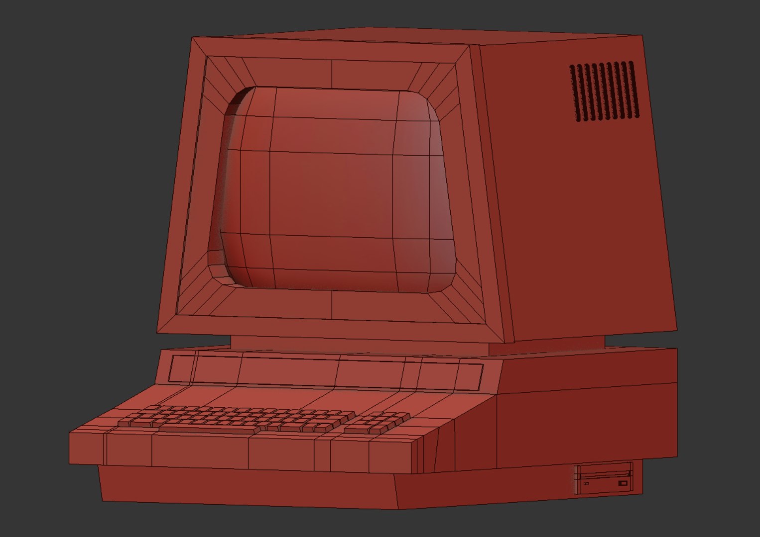 3D Model Retro Computer - TurboSquid 1416374