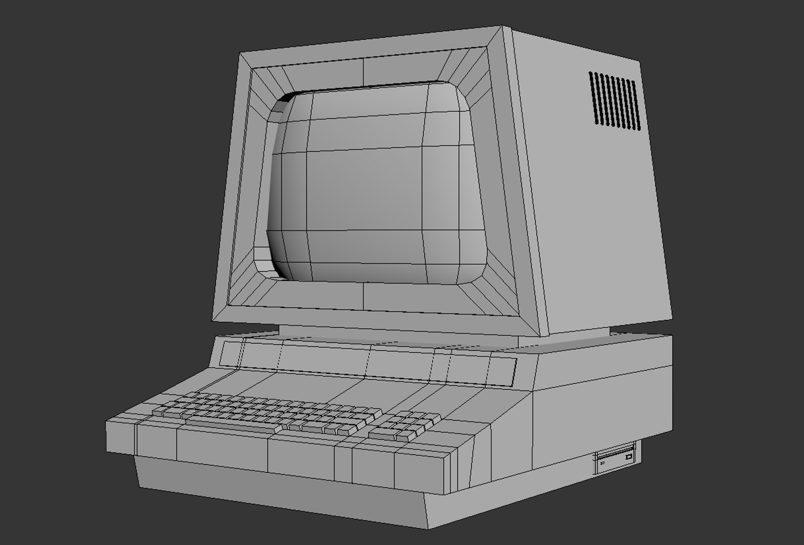 3D Model Retro Computer - TurboSquid 1416374