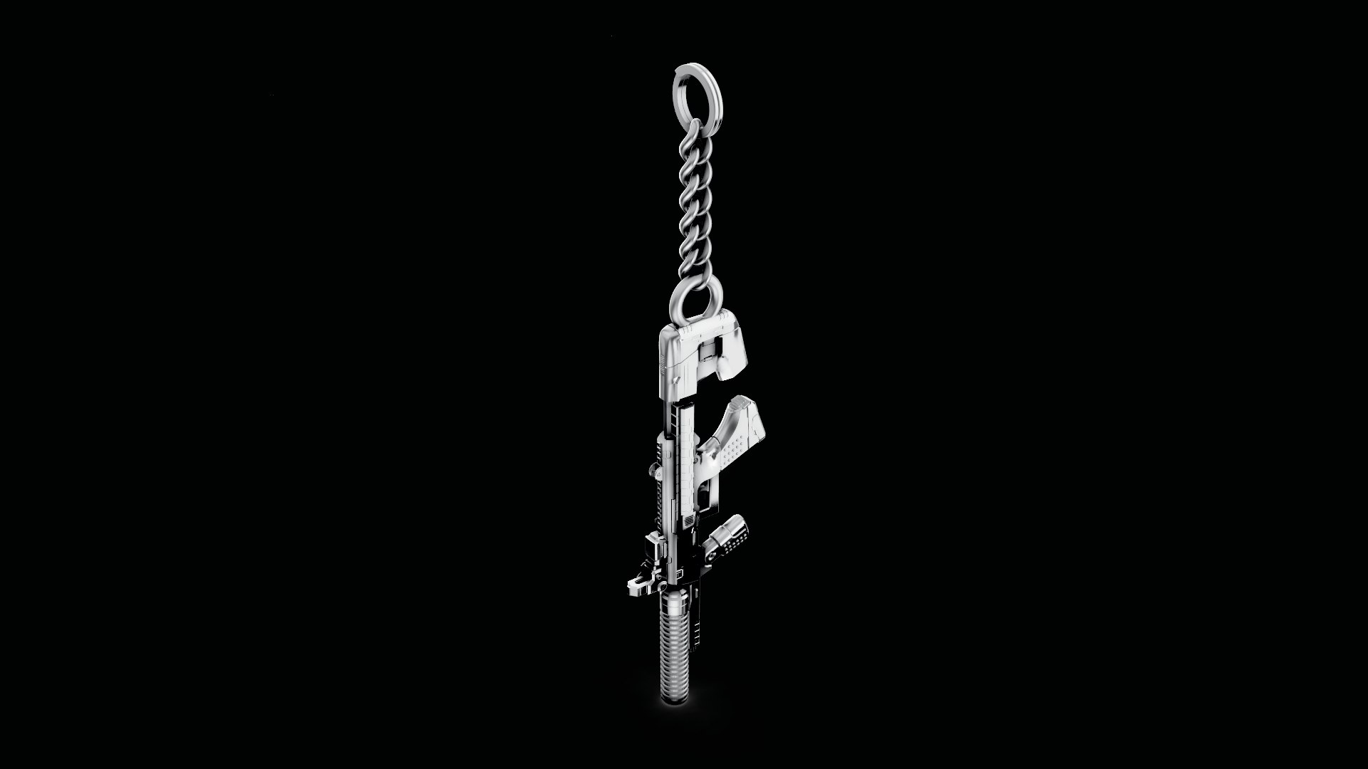 3D Gun Key Holder - TurboSquid 2459821