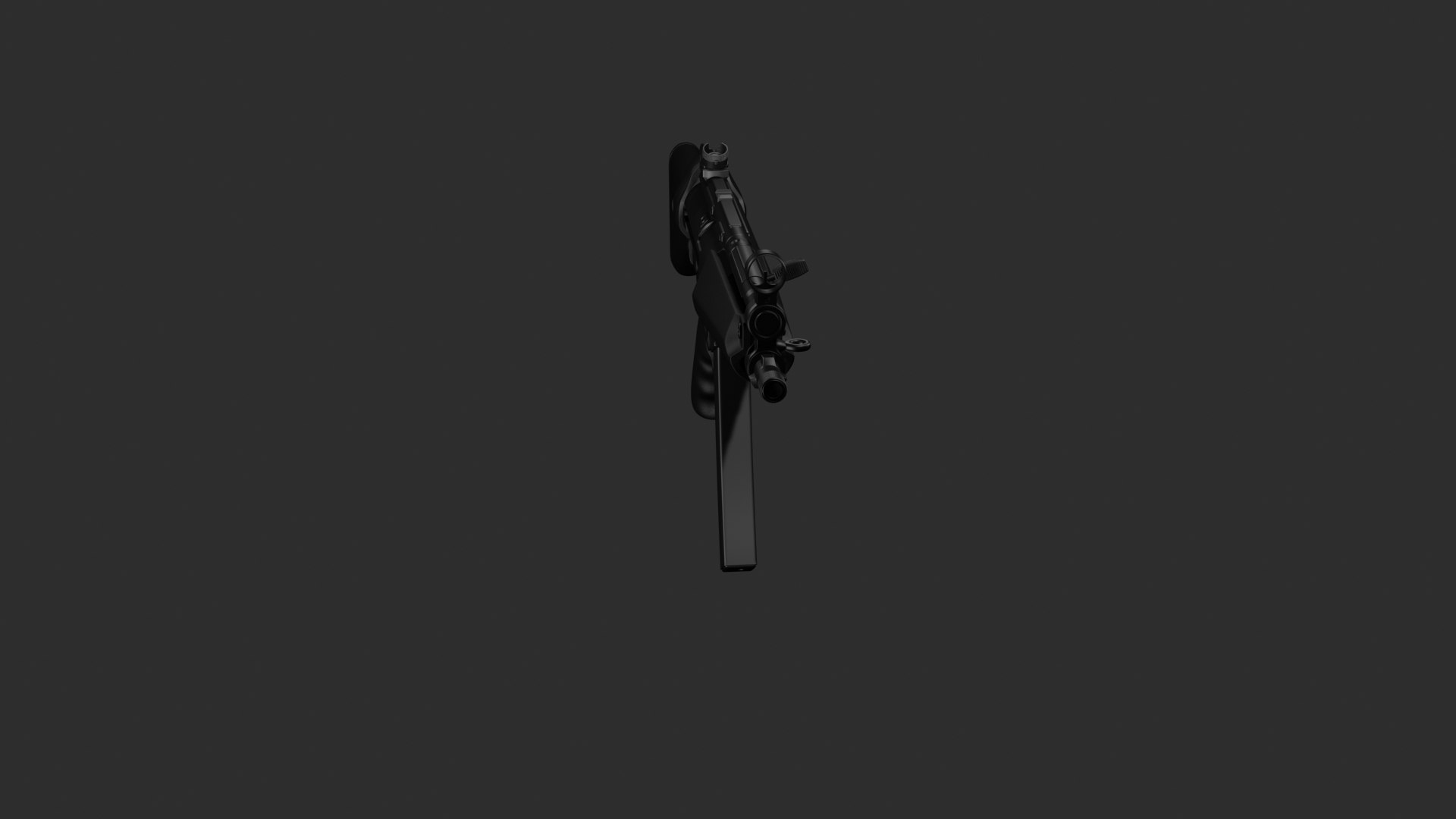 Mp5a2 Gun 3d Max