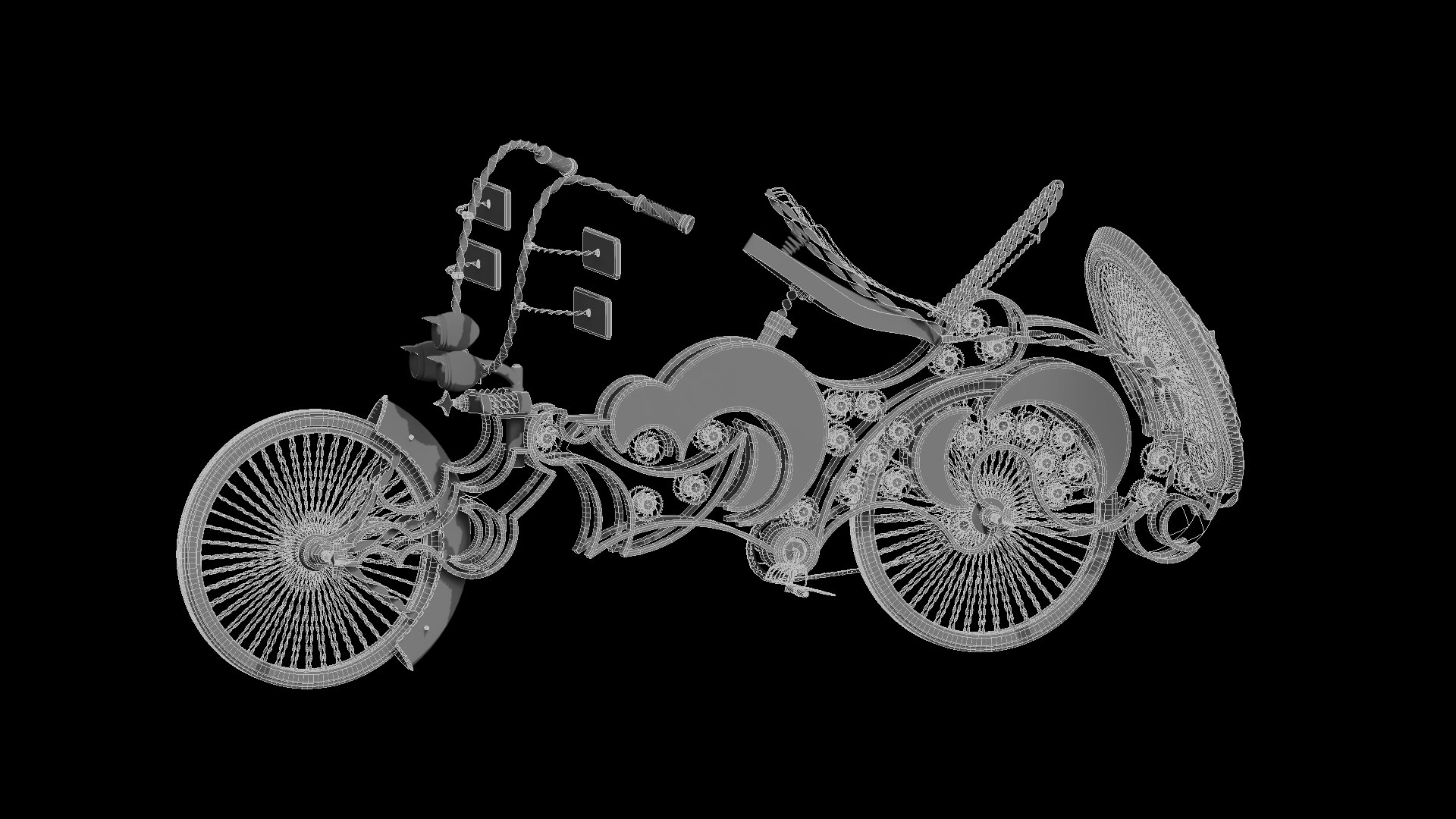 3D Lowriderbike - TurboSquid 1900828