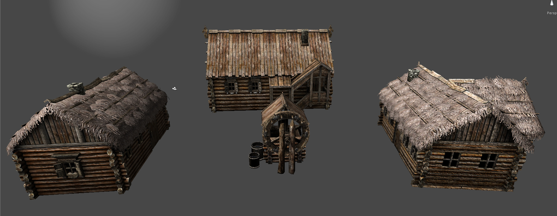 3d model of village pack